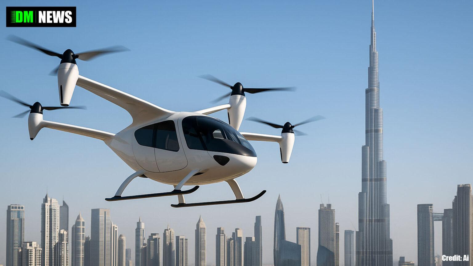 Dubai completes first aerial taxi flight across two locations as RTA ...
